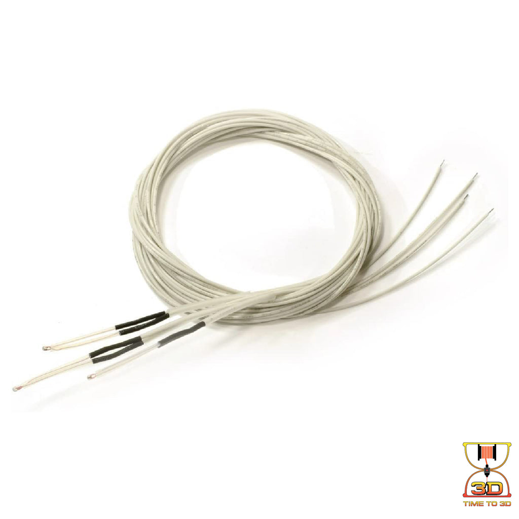 100K ohm NTC 3950 Thermistor/Temperature Sensor for 3D Printer Extrude ...