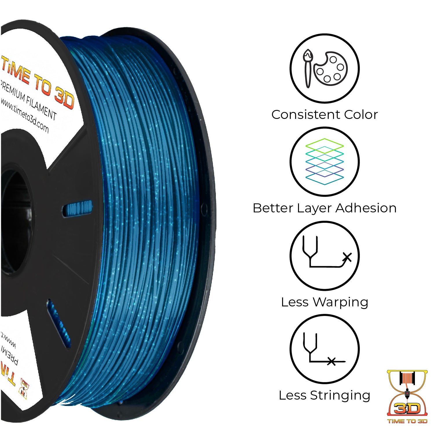 Glitter/Sparkle Filament – Time To 3D
