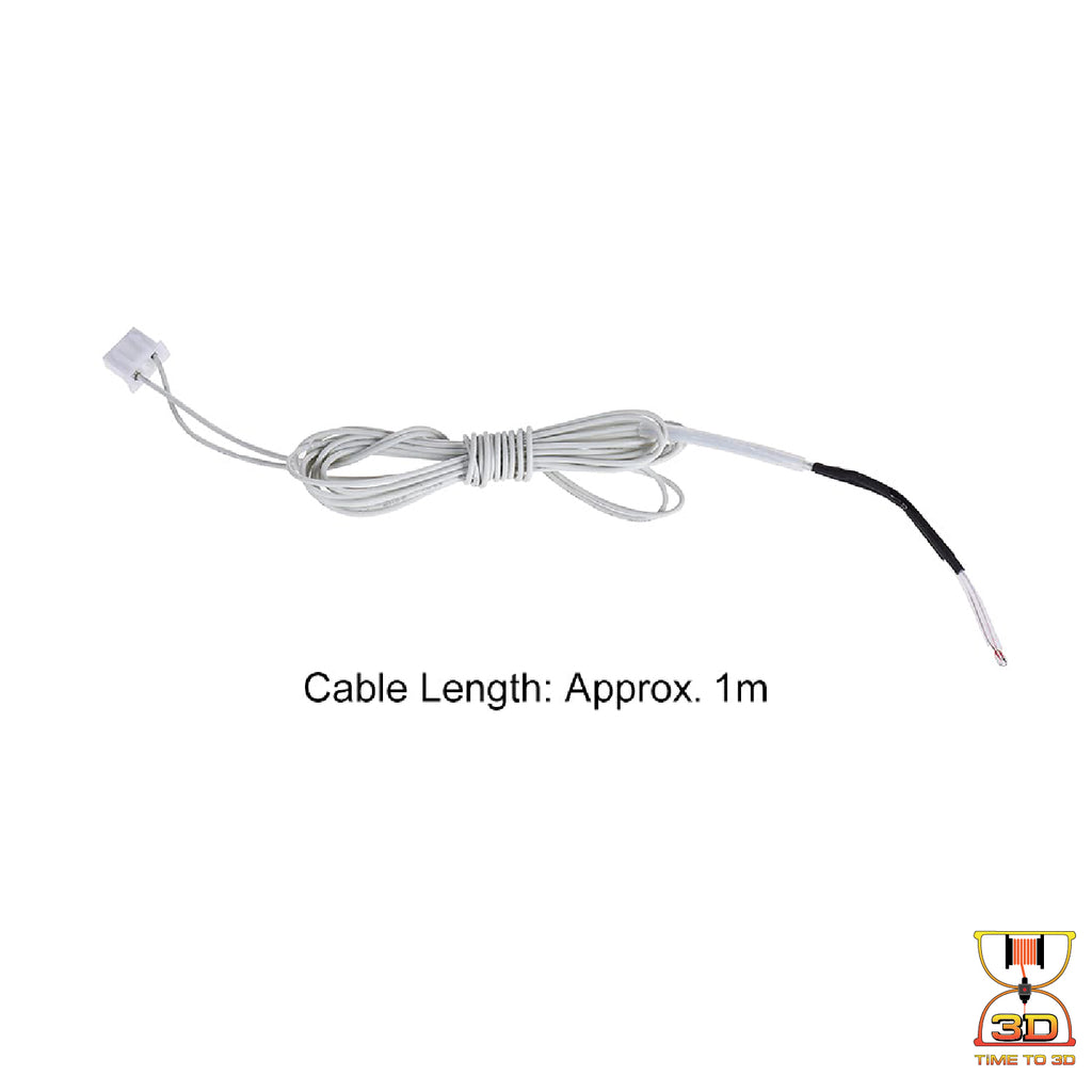 100K ohm NTC 3950 Thermistor/Temperature Sensor with connector for 3D ...