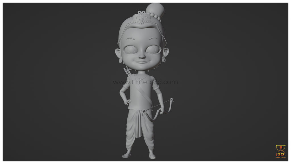 Lord Ram - Child - CAD Model – Time To 3D