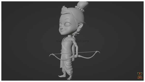 Lord Ram - Child - CAD Model – Time To 3D