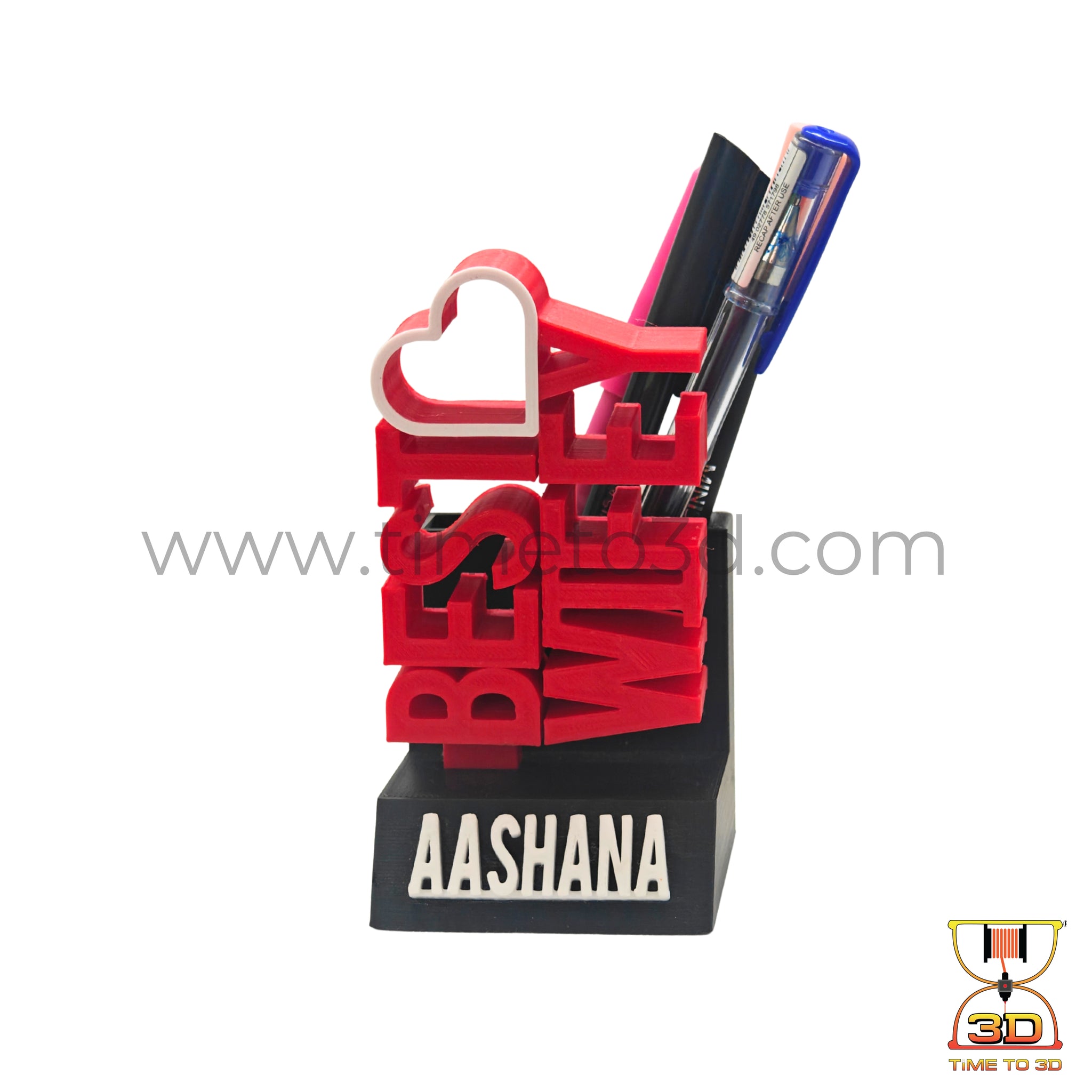 Custom “Best” Pen Stand Collection – Time To 3D