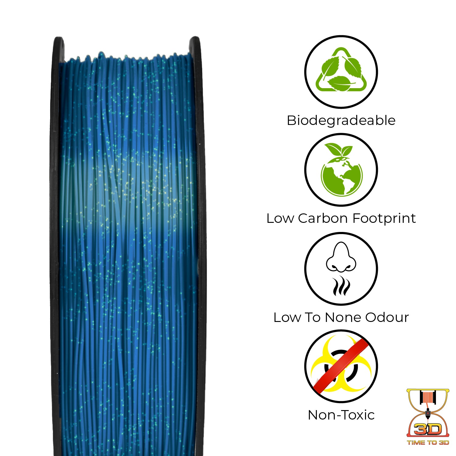 Glitter/Sparkle Filament – Time To 3D