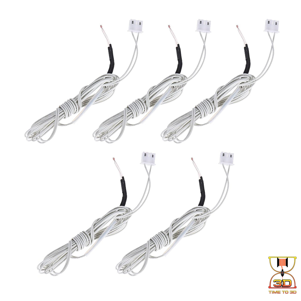 100K ohm NTC 3950 Thermistor/Temperature Sensor with connector for 3D ...