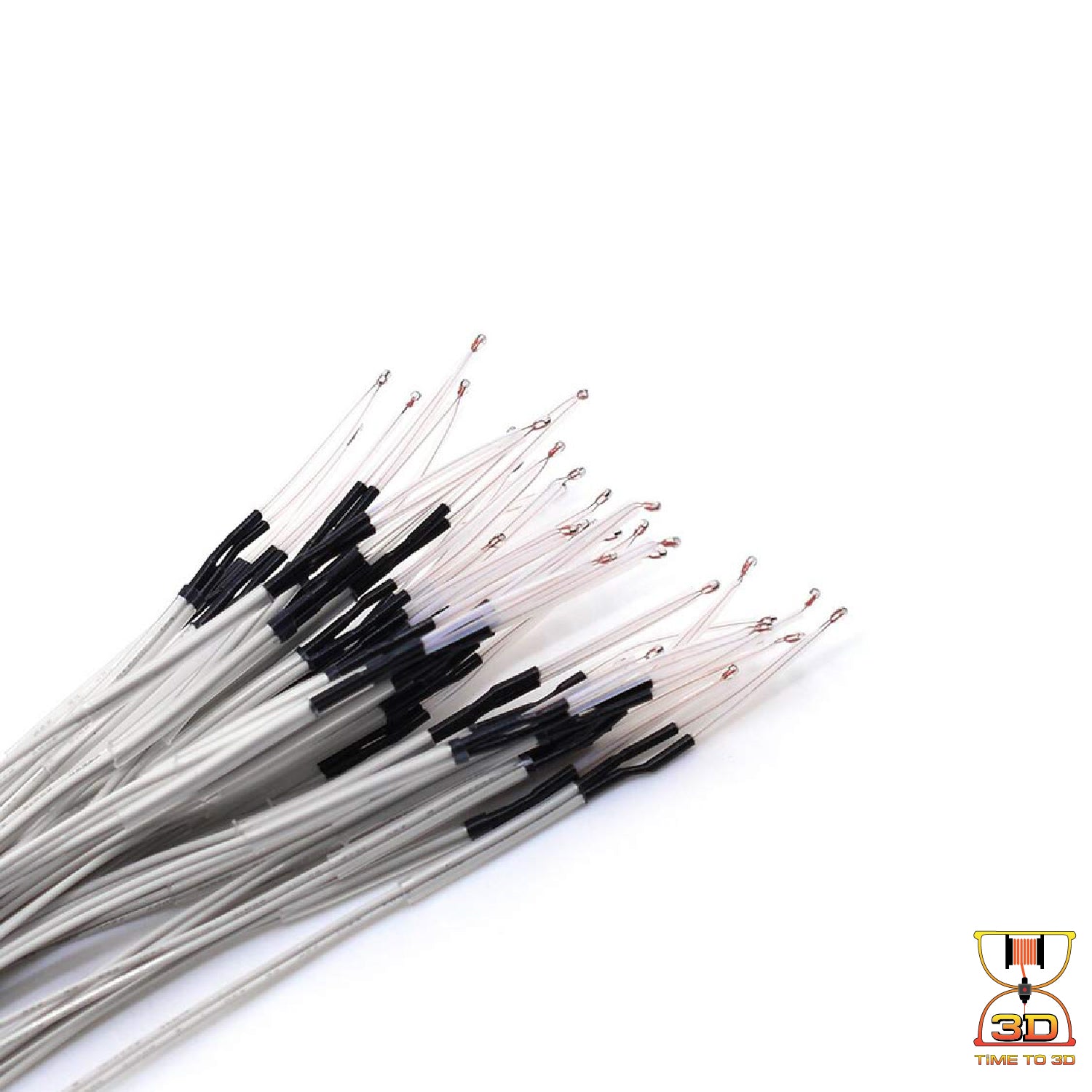 100K ohm NTC 3950 Thermistor/Temperature Sensor for 3D Printer Extrude ...