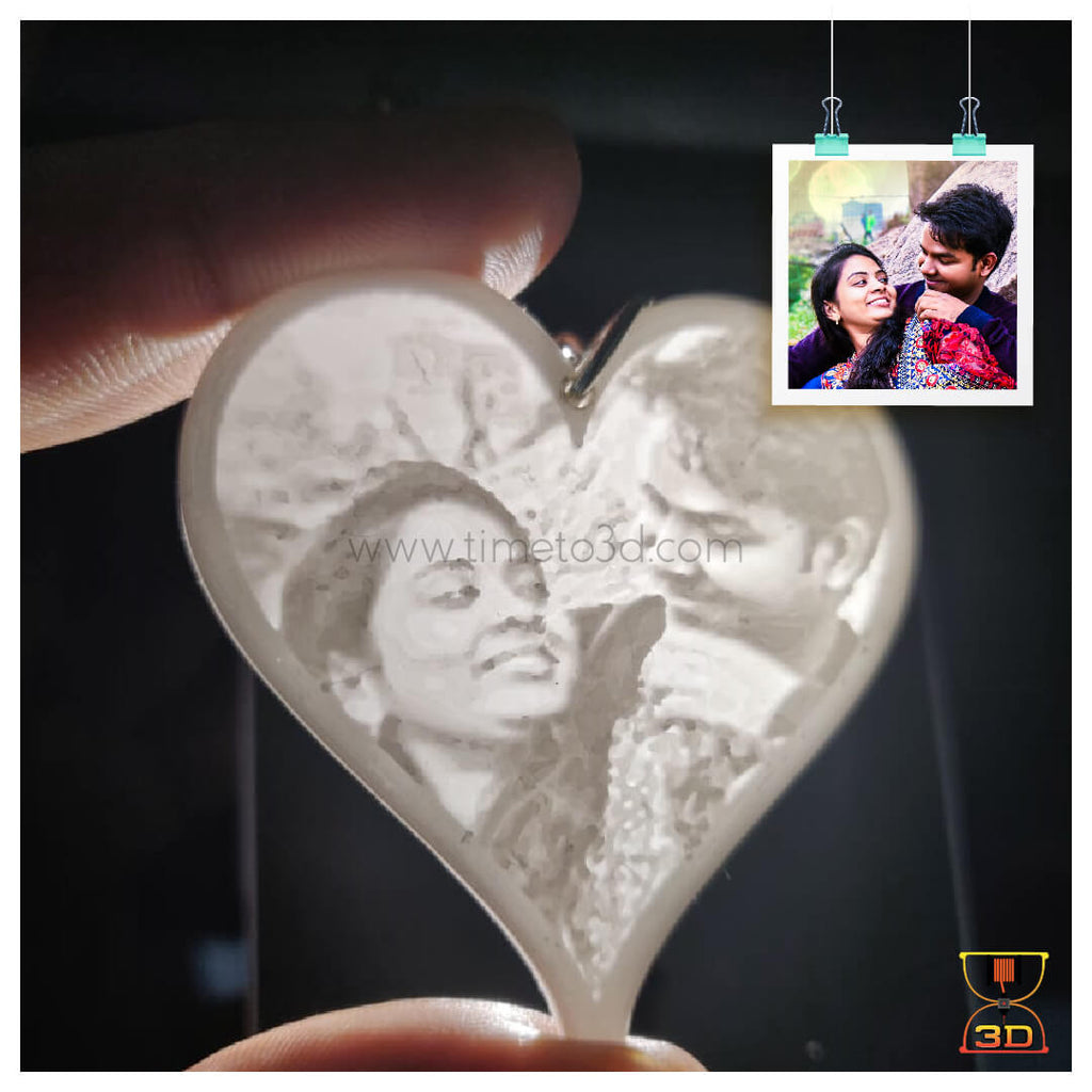 Lithophane Magic Photo Keychains – Time To 3D