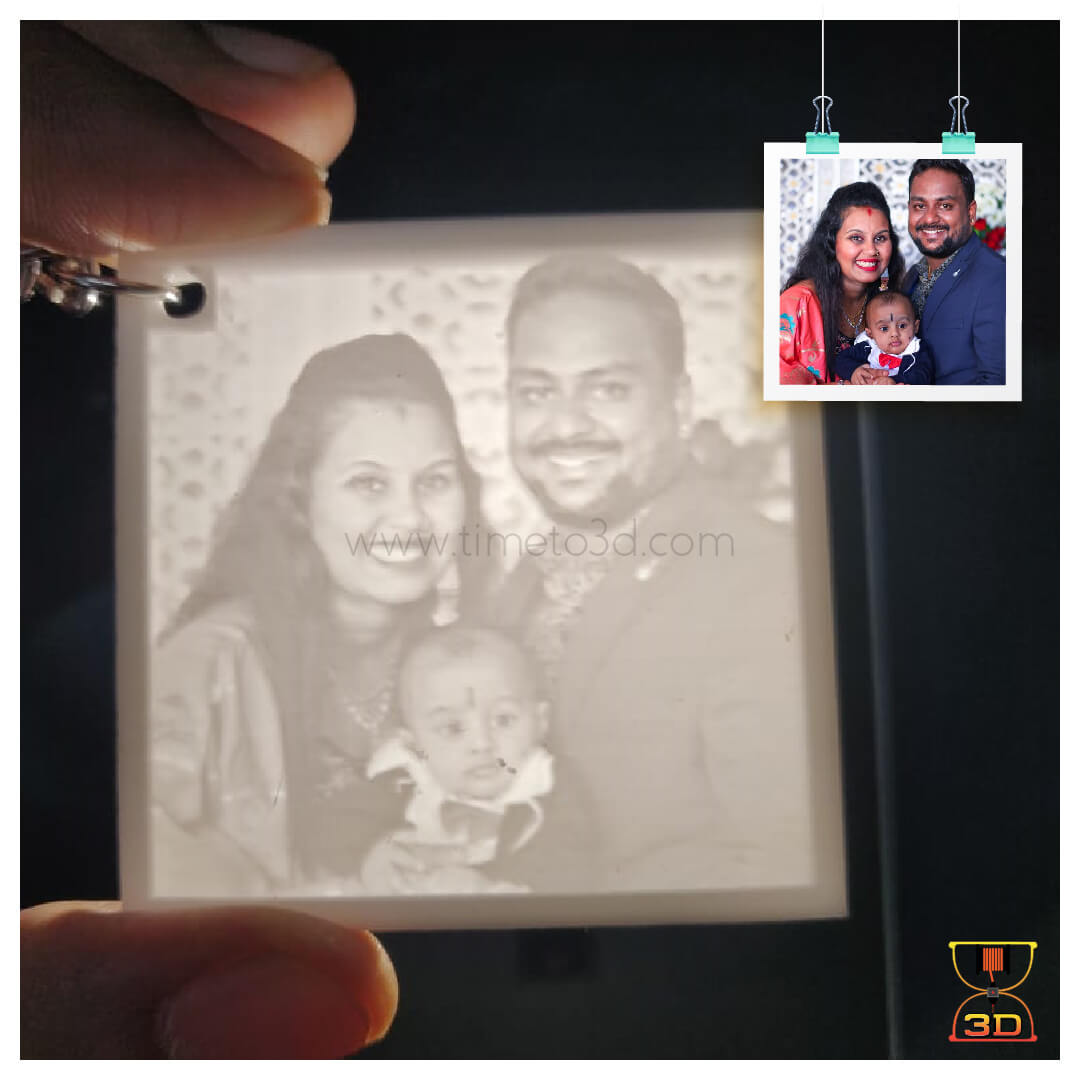 Lithophane Magic Photo Keychains – Time To 3D