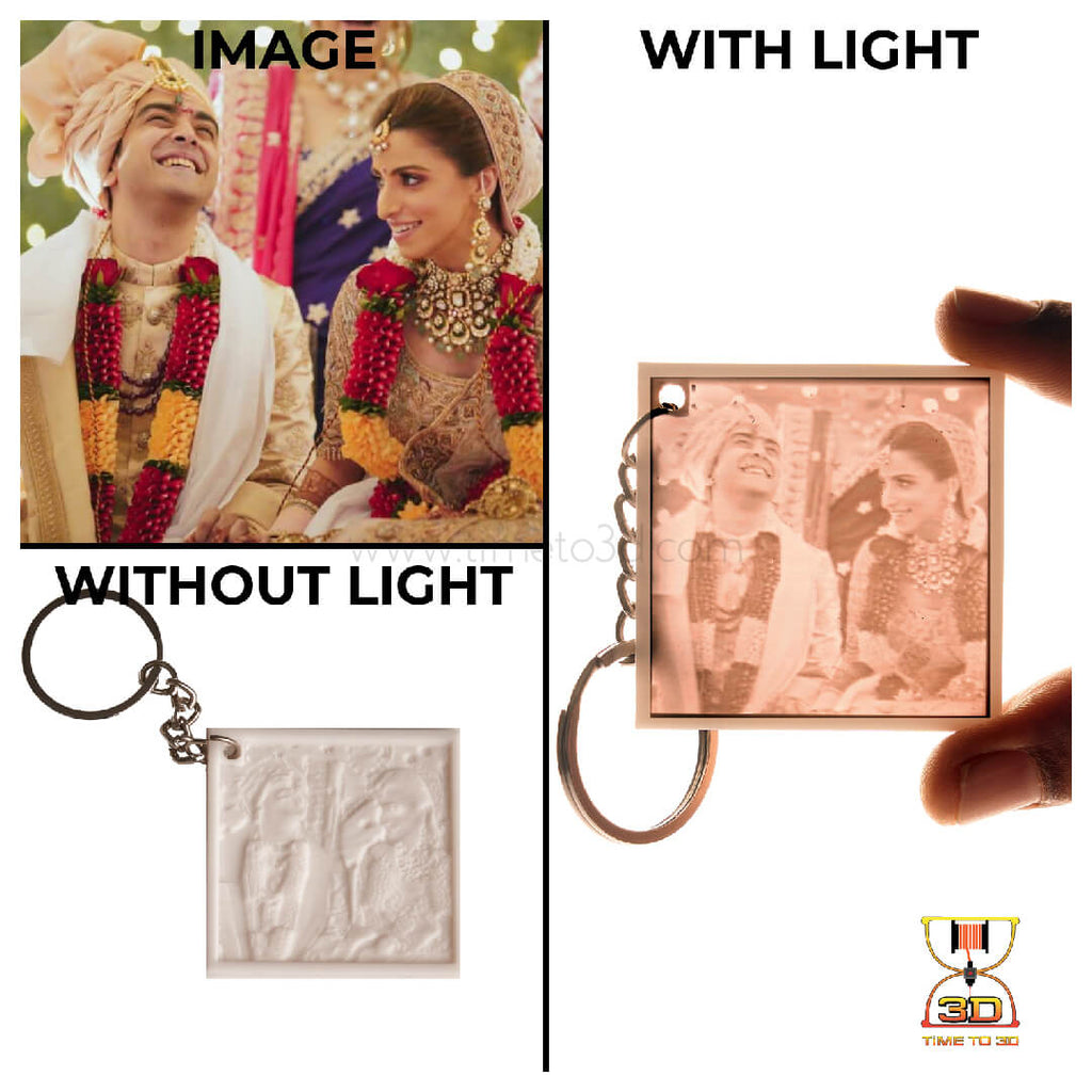 Lithophane Magic Photo Keychains – Time To 3D