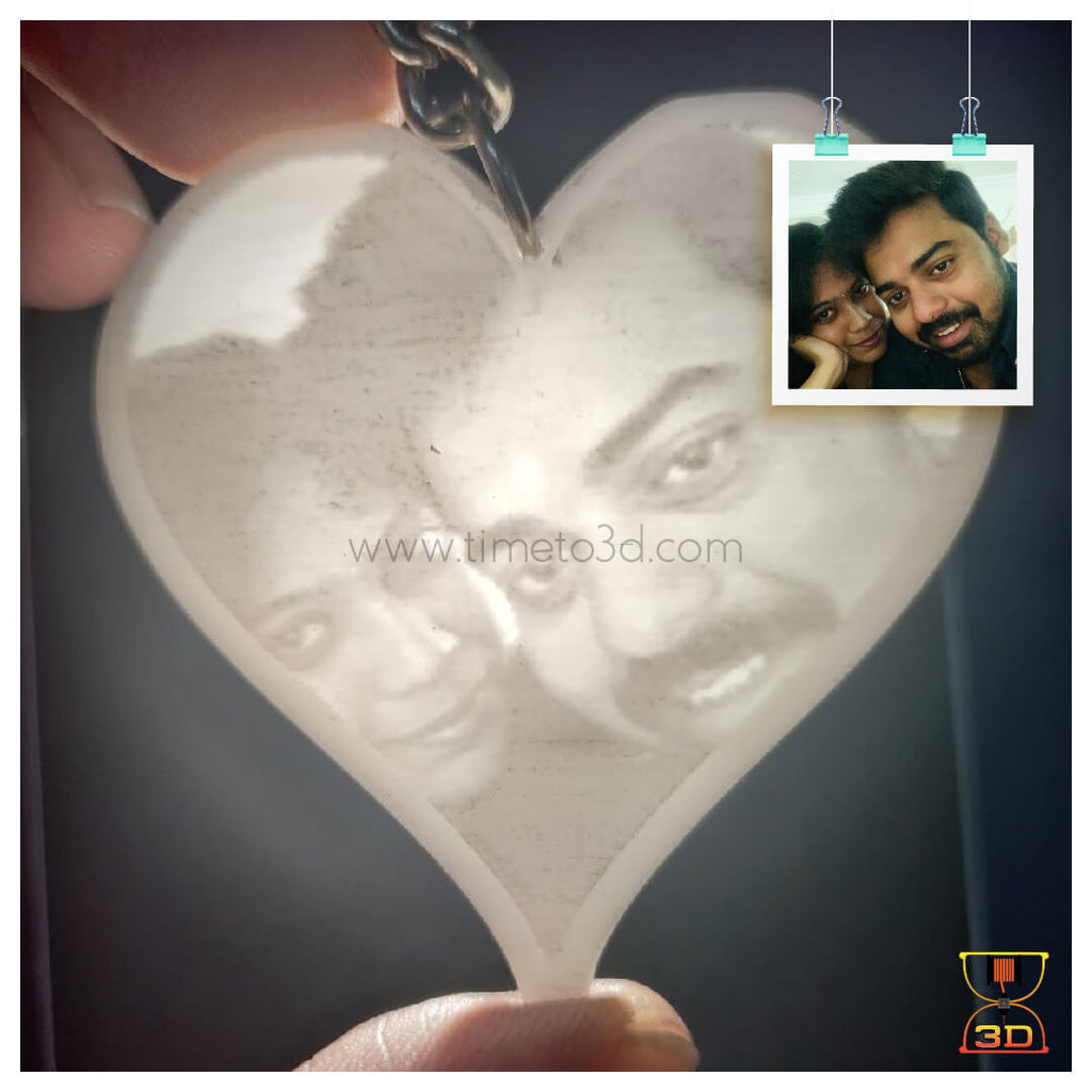 Lithophane Magic Photo Keychains – Time To 3D