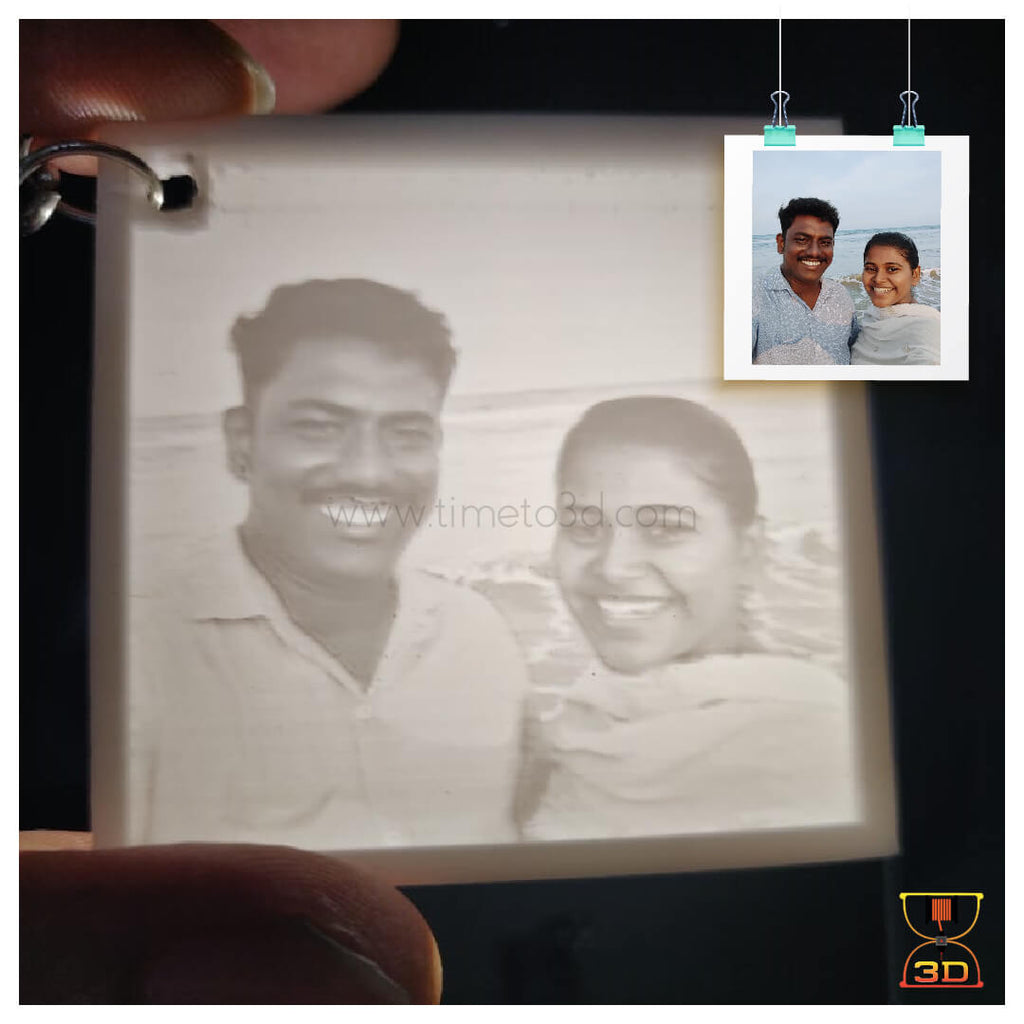 Lithophane Magic Photo Keychains – Time To 3D
