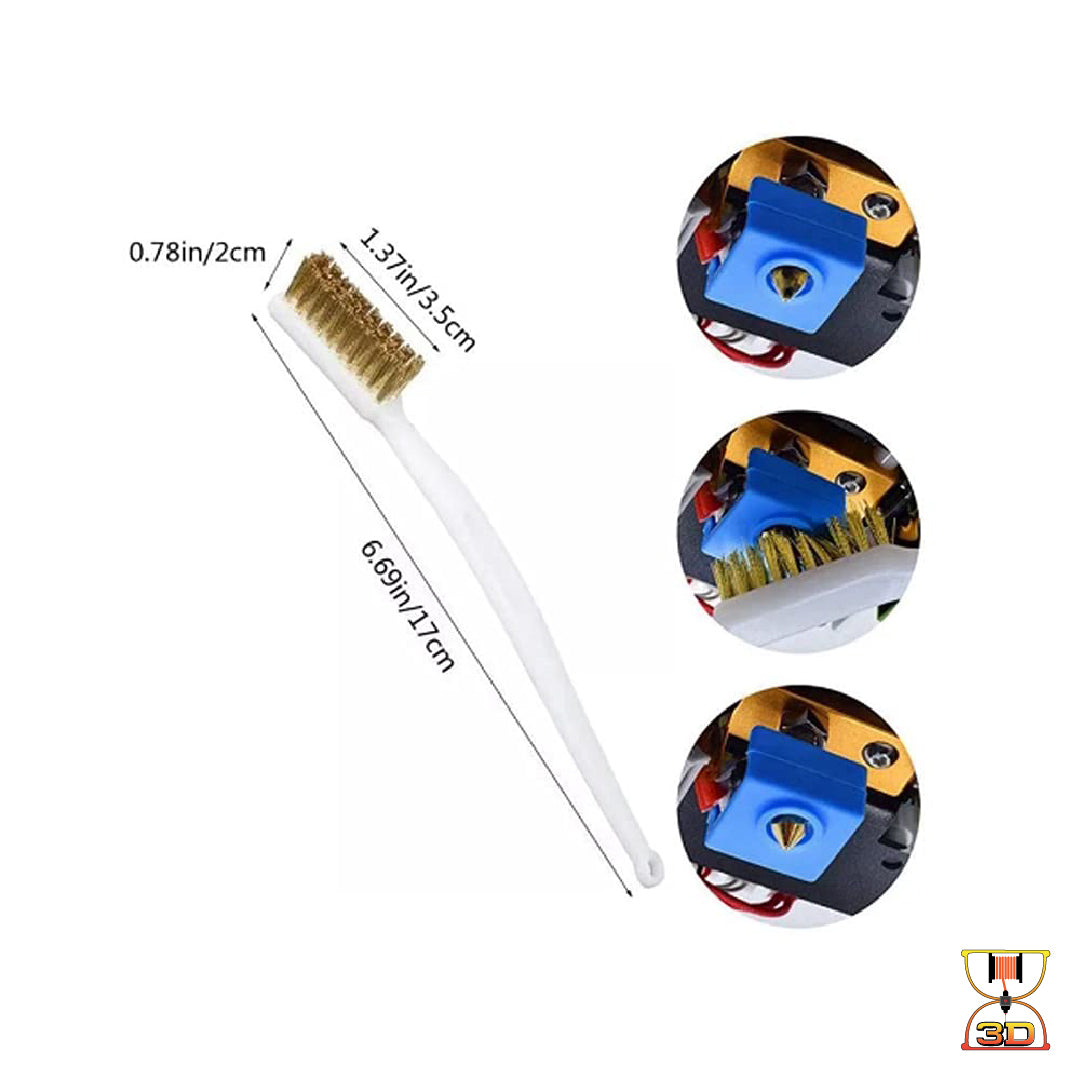 3D Printer Nozzle Cleaning Tool Kit (MK8 MK10 Wrench + Mini Cross Sock ...